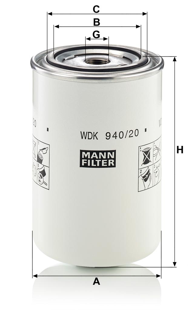 WDK 940/20 - 1306484S51 | Krone Filtertechnik