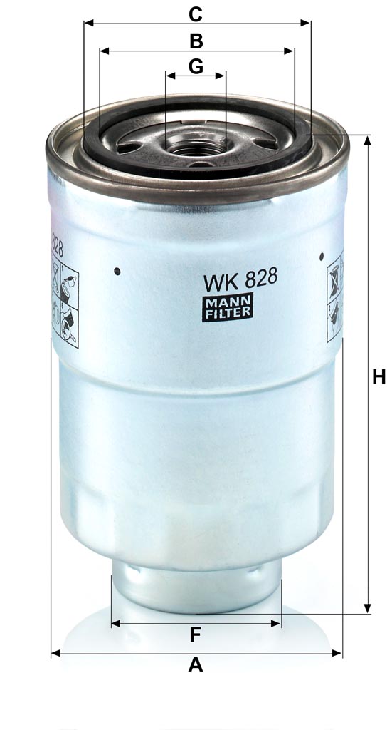 WK 828 x - 6640359880 | Krone Filtertechnik